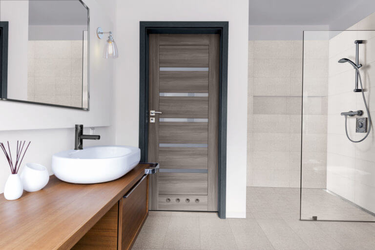 Linen-Look Tile for a Curbless Shower | Why Tile