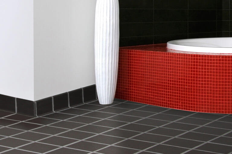 Black Quarry Tile Bathroom Flooring | Why Tile