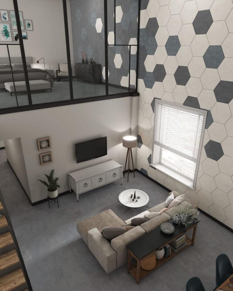 Hexagon Tile Uses and Design Ideas - Why Tile