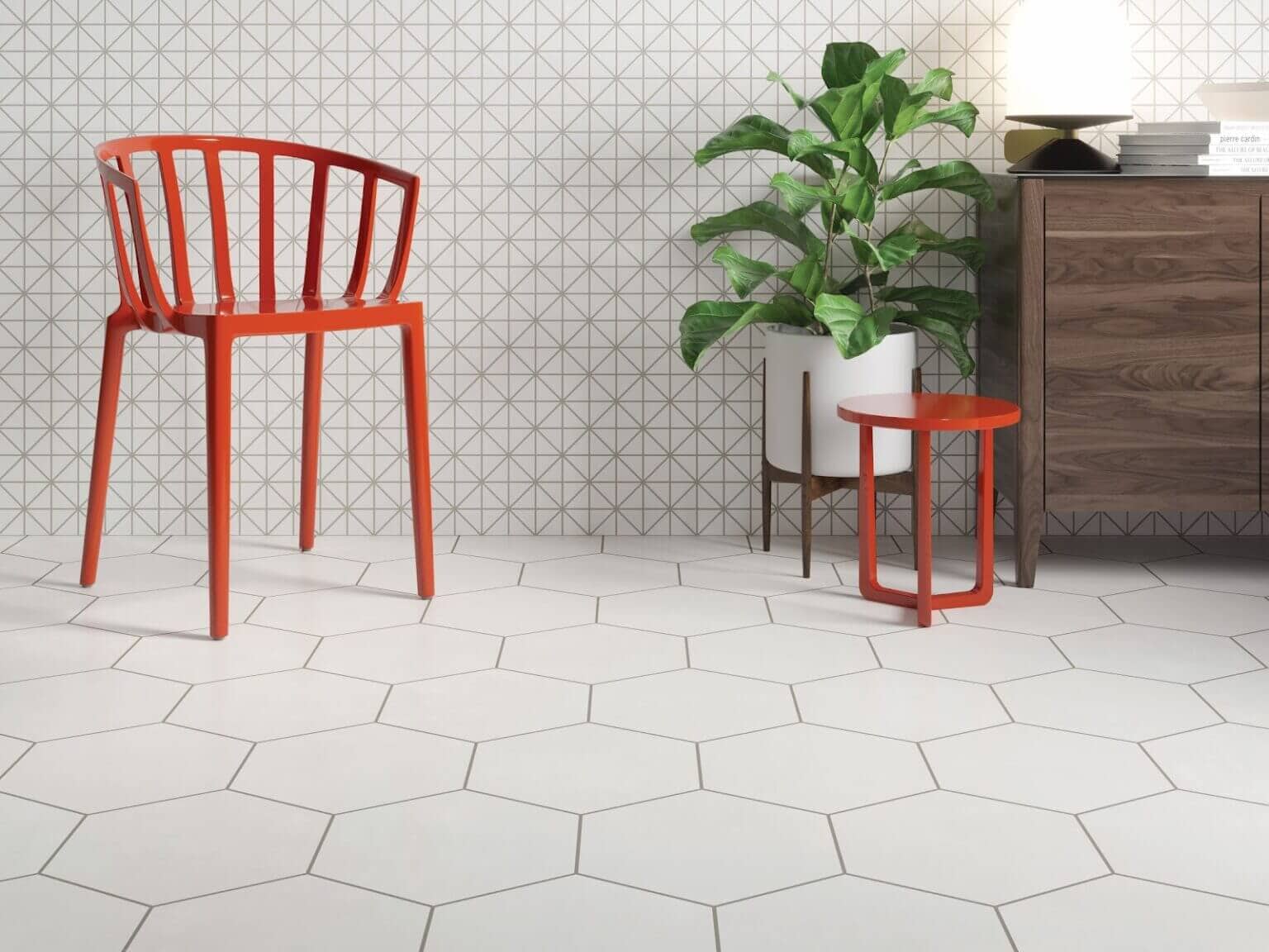 Hexagon Tile Uses and Design Ideas - Why Tile